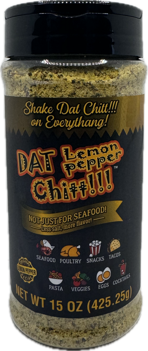 Lemon Pepper Chitt | Cajun Spice Seasoning - 15 oz – DAT CAJUN CHITT