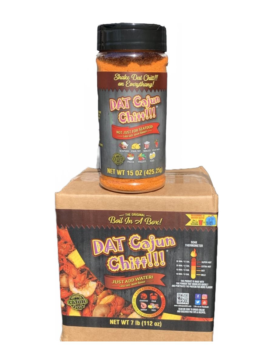 Combo Box and Shaker | Cajun Spice Boil Kit – 12% OFF – DAT CAJUN CHITT